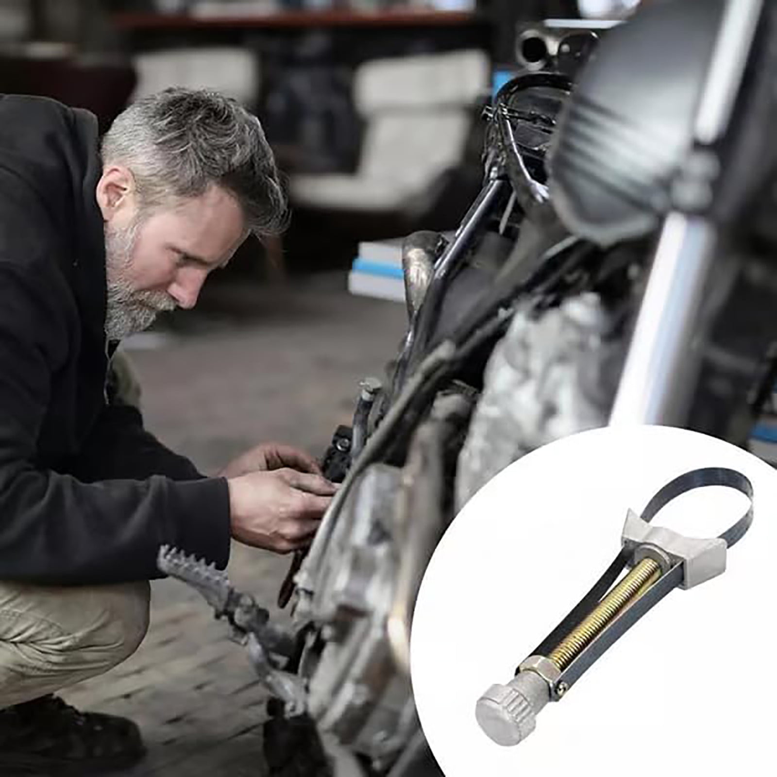 Auto Tools Adjustable Oil Filter Removal Strap for Cars Trucks and ...