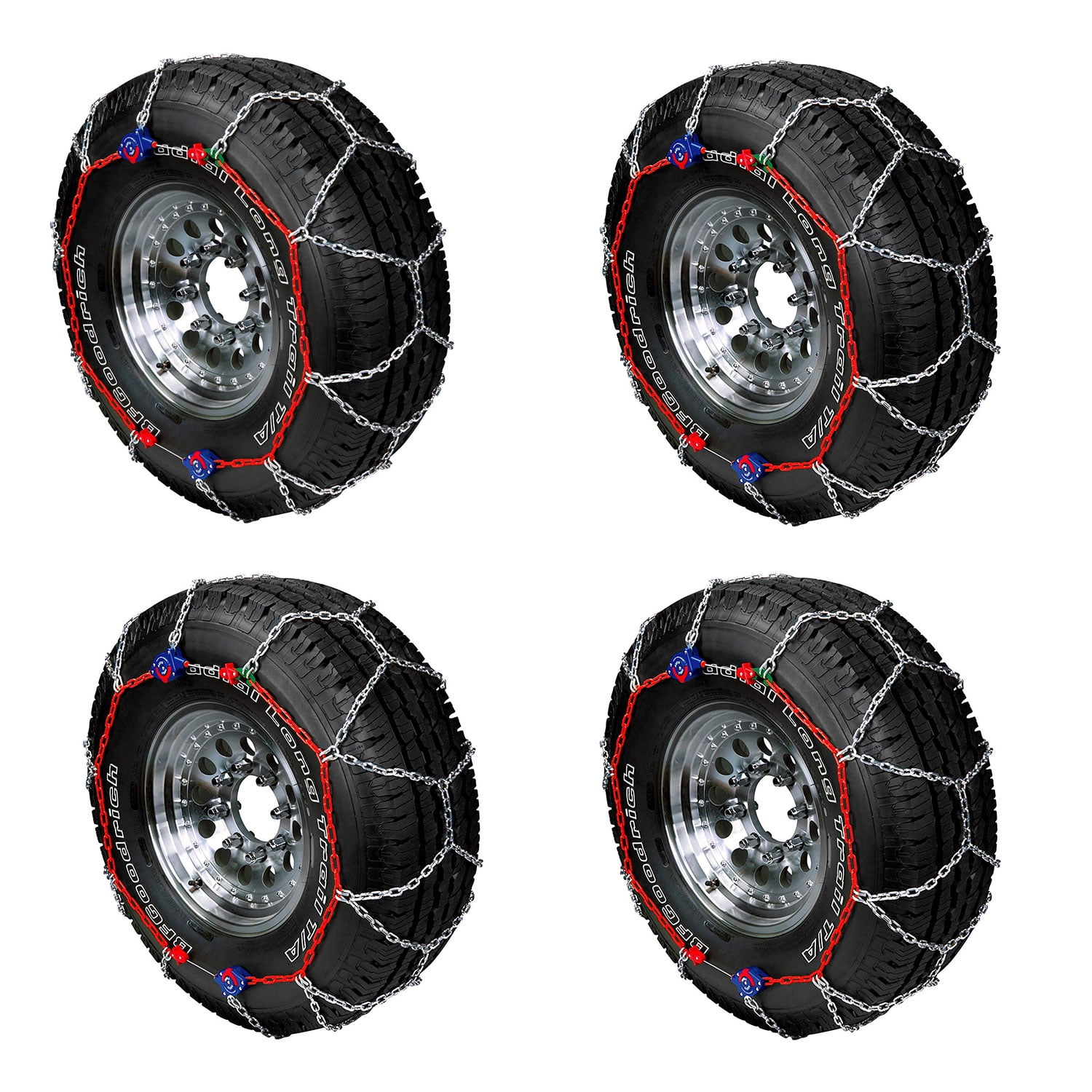 Auto-Trac Series 2300 Automotive Snow Tire Chains for Truck/SUV, 4 Pack ...