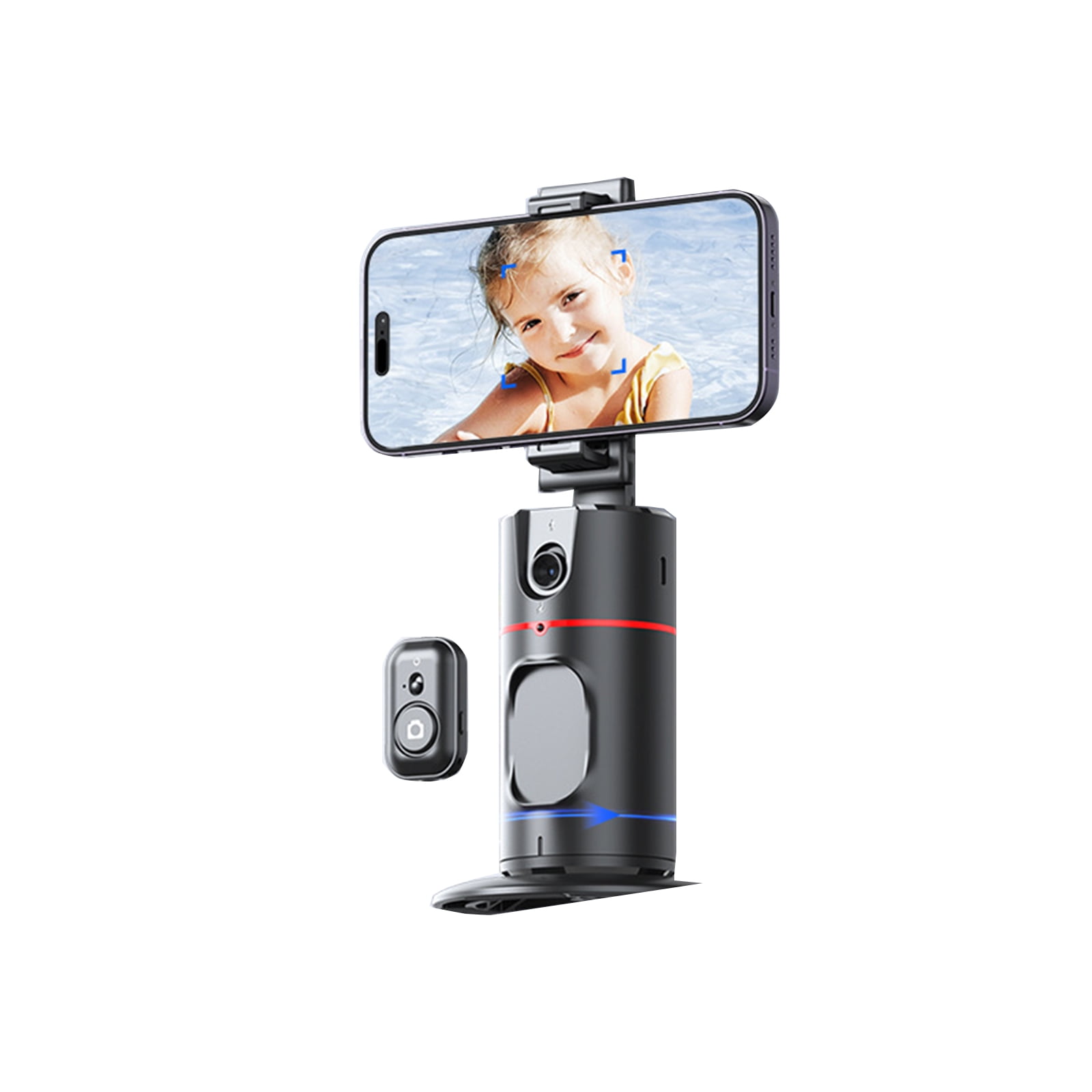 Auto Tracking Phone Holder 360 Degree Rotation AI Face Recognition ...