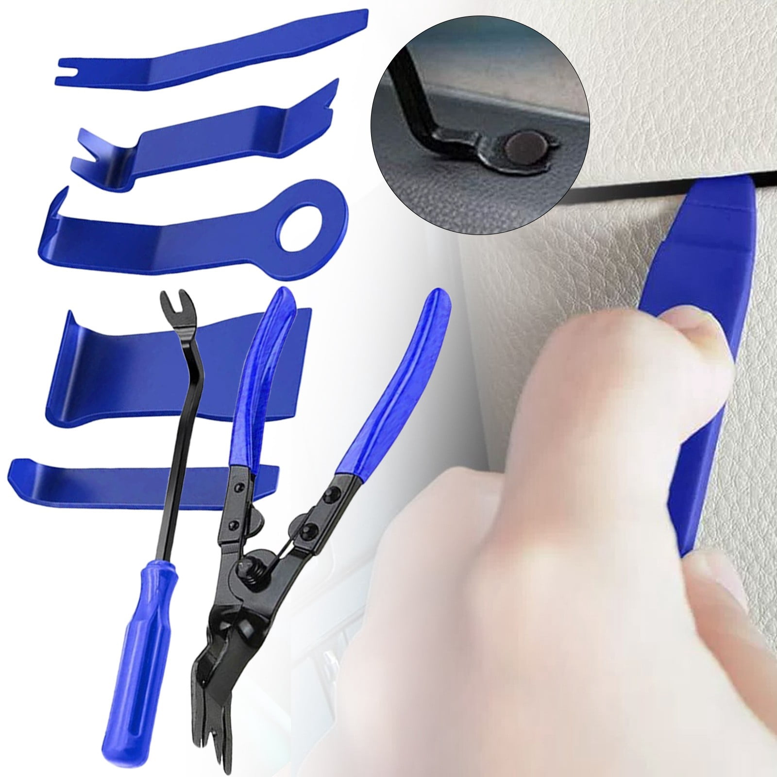 Auto Trim Removal Tool Kit - 7 Piece Car Disassembly Set - Panel Pry ...