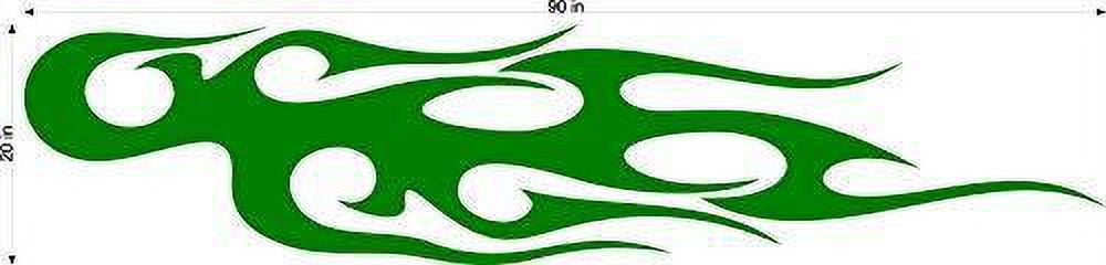 Auto Truck Car Boat Side Flames Tribal Decal Sticker TF007 - Walmart.com
