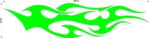 Auto Truck Car Boat Side Flames Tribal Decal Sticker TF010 - Walmart.com