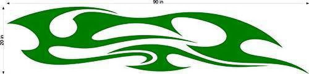 Auto Truck Car Boat Side Flames Tribal Decal Sticker TF029 - Walmart.com
