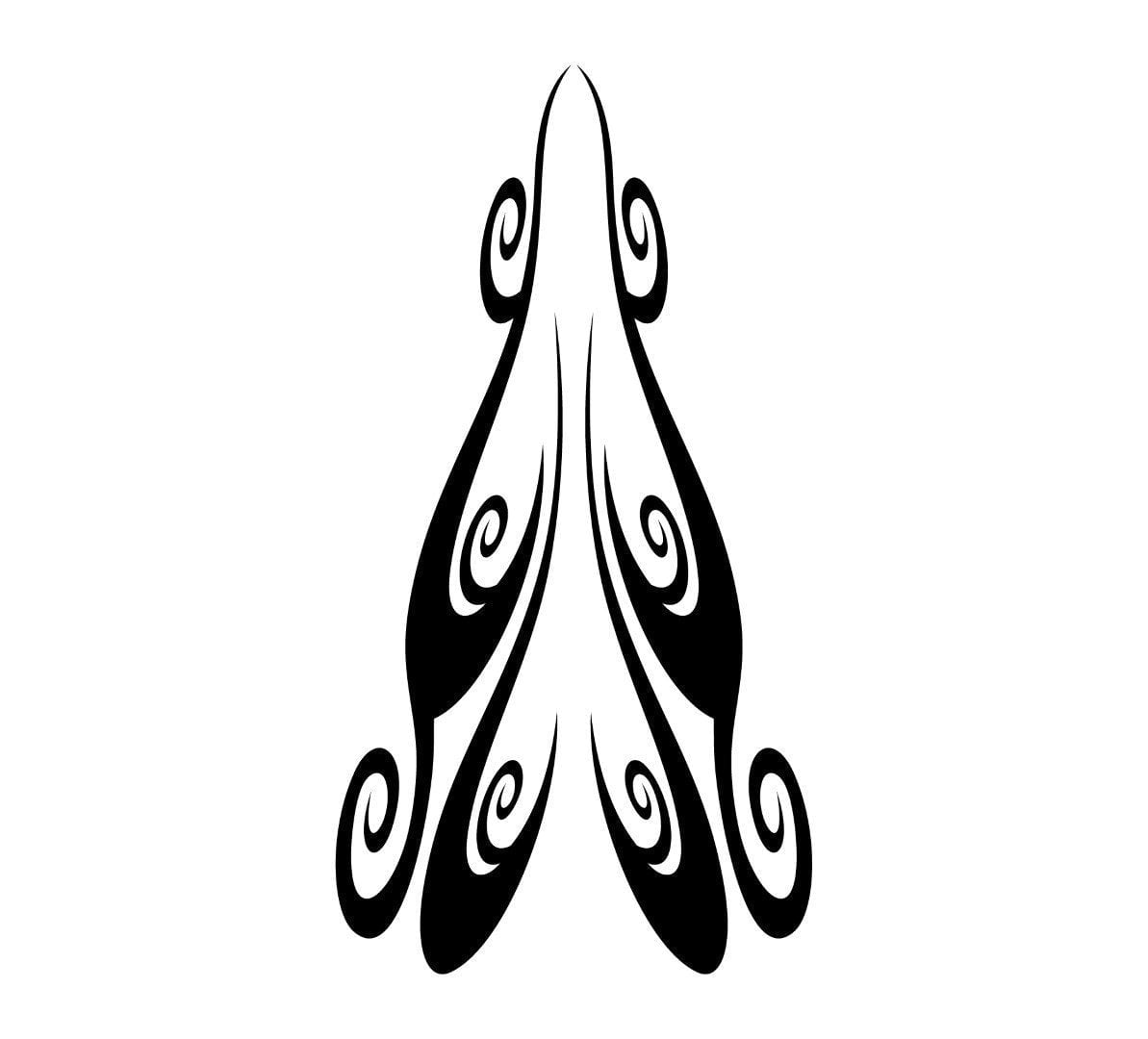 Auto Truck Car Hood Flames Graphics Decals HH15 - Walmart.com