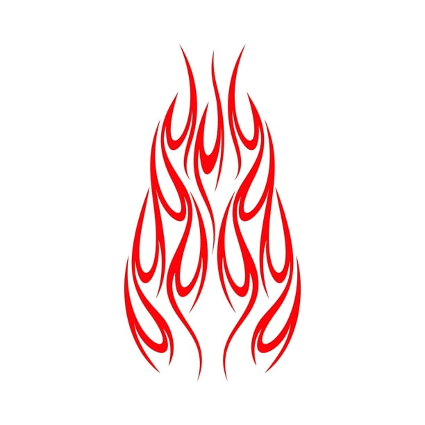 Auto Truck Car Hood Flames Graphics Decals HH40 - Walmart Business Supplies