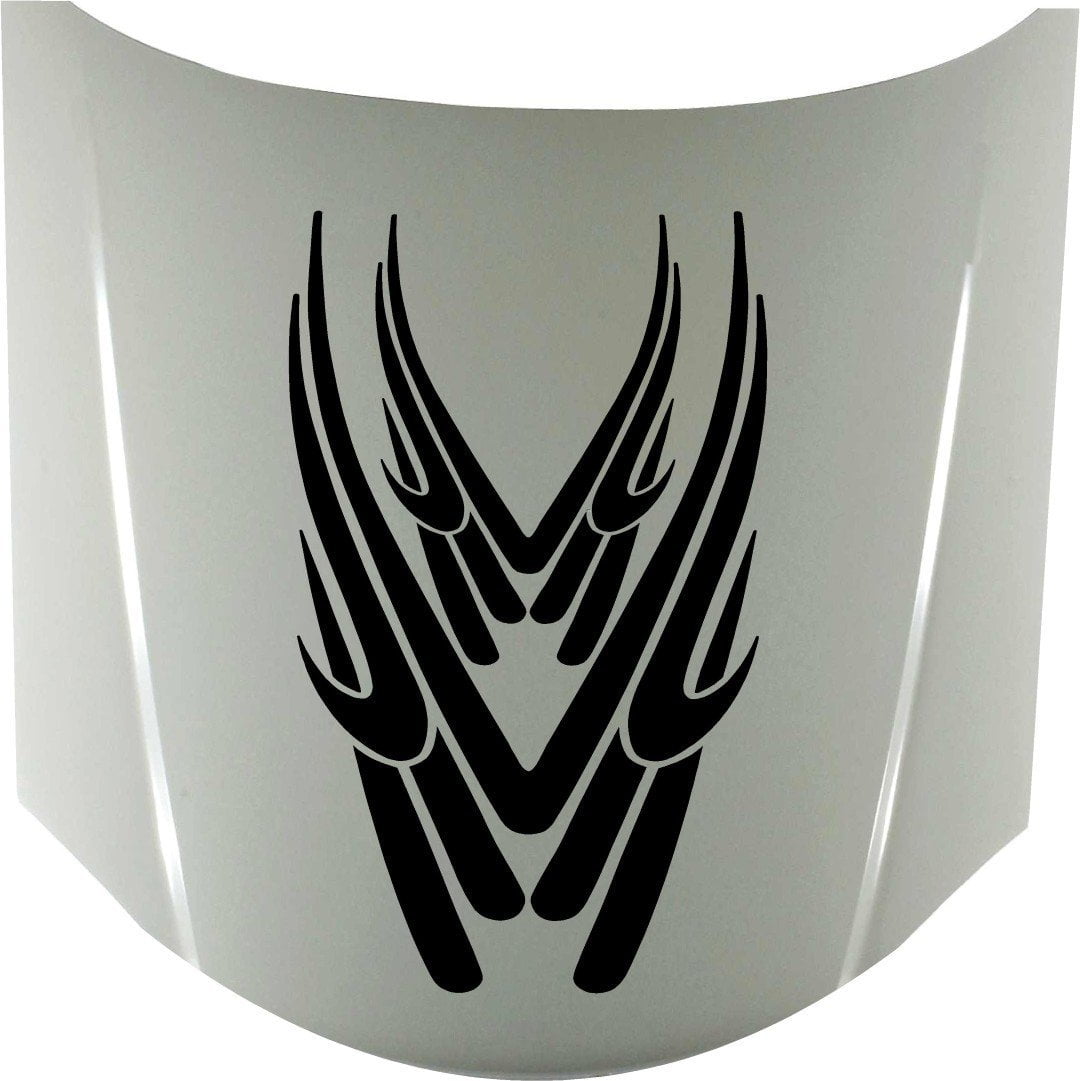 Auto Truck Car Hood Flames Tribal Graphics Decals B711 - Walmart.com