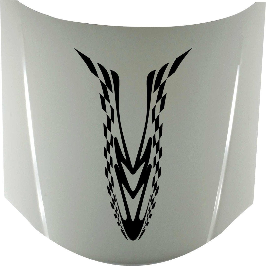 Auto Truck Car Hood Flames Tribal Graphics Decals B713 - Walmart.com