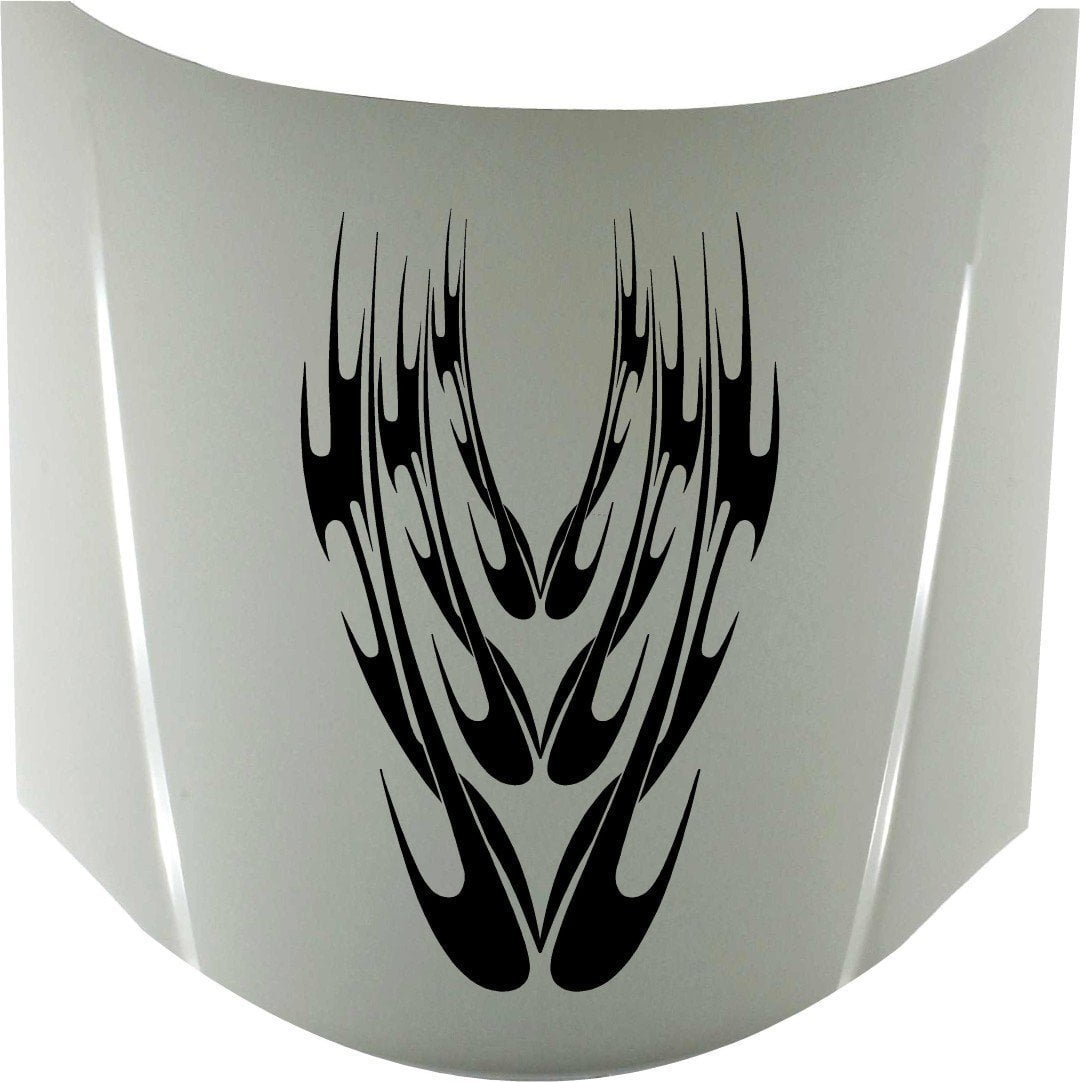 Auto Truck Car Hood Flames Tribal Graphics Decals B718 - Walmart.com