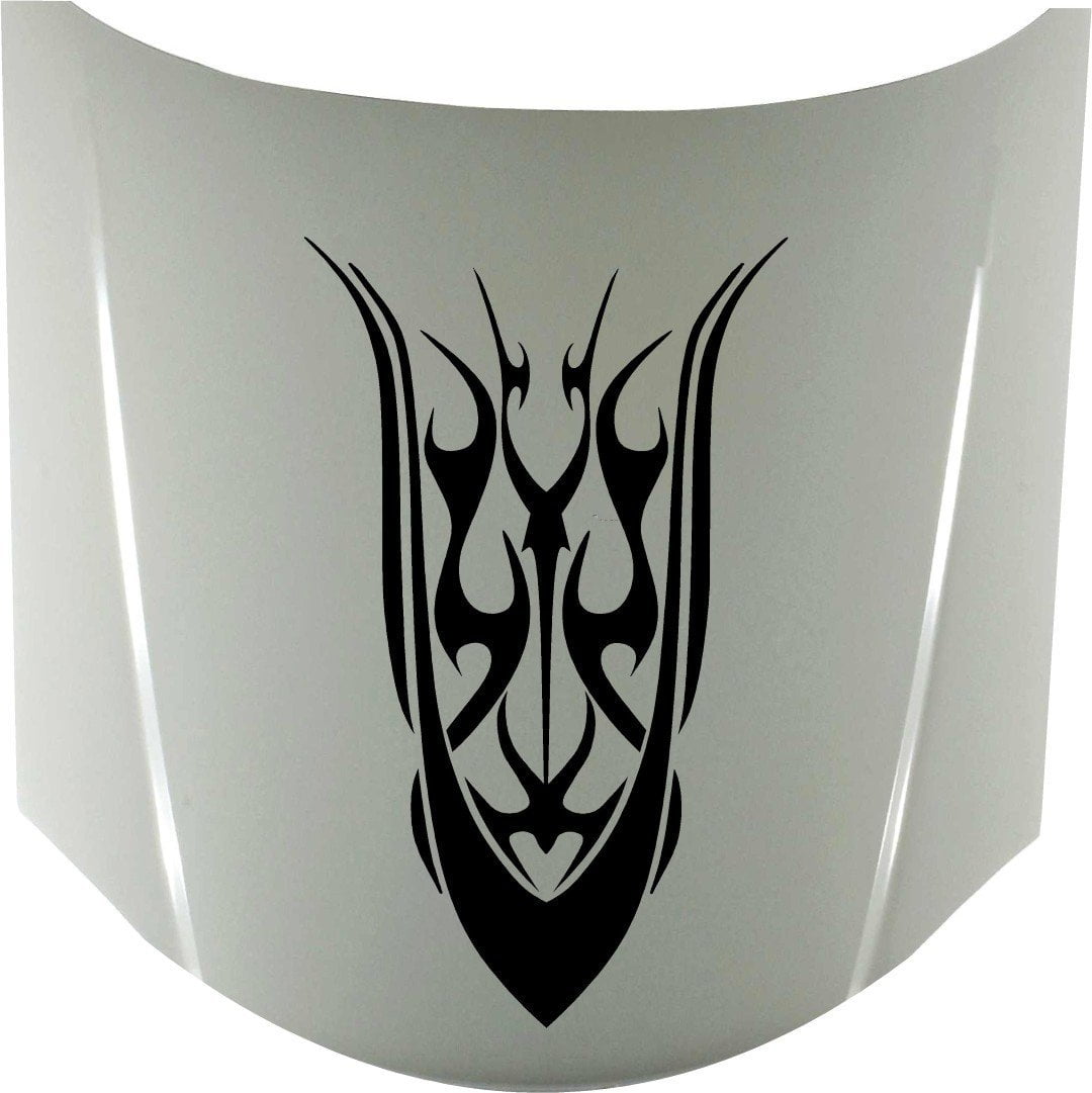 Auto Truck Car Hood Flames Tribal Graphics Decals B722 - Walmart.com