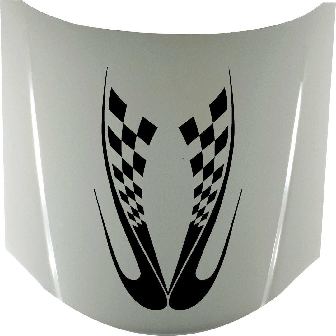 Auto Truck Car Hood Flames Tribal Graphics Decals B726 - Walmart.com