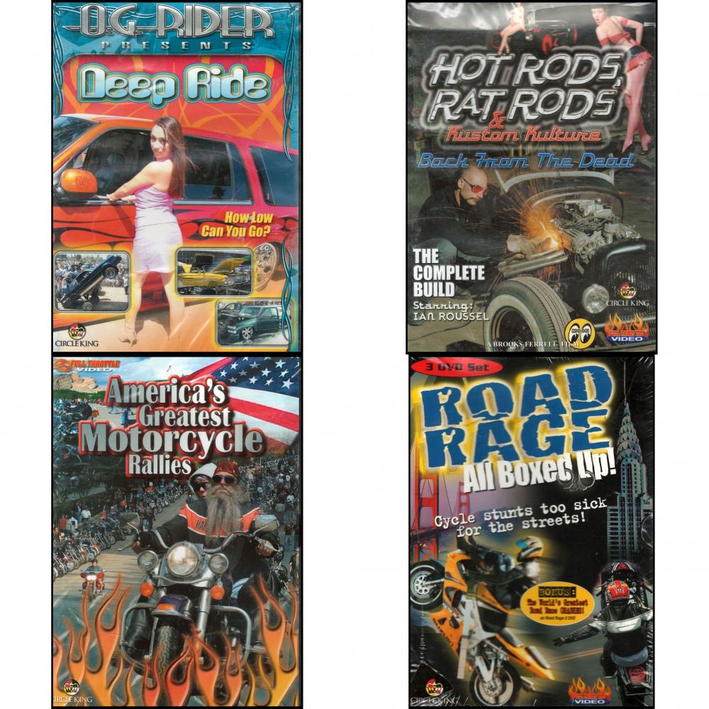 Auto, Truck & Cycle Extreme Stunts & Crashes 4 Pack DVD Bundle: Og ...