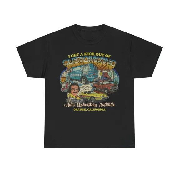 Auto Upholstery Institute 1973 Nostalgic Retro Mechanic Top Unisex T ...