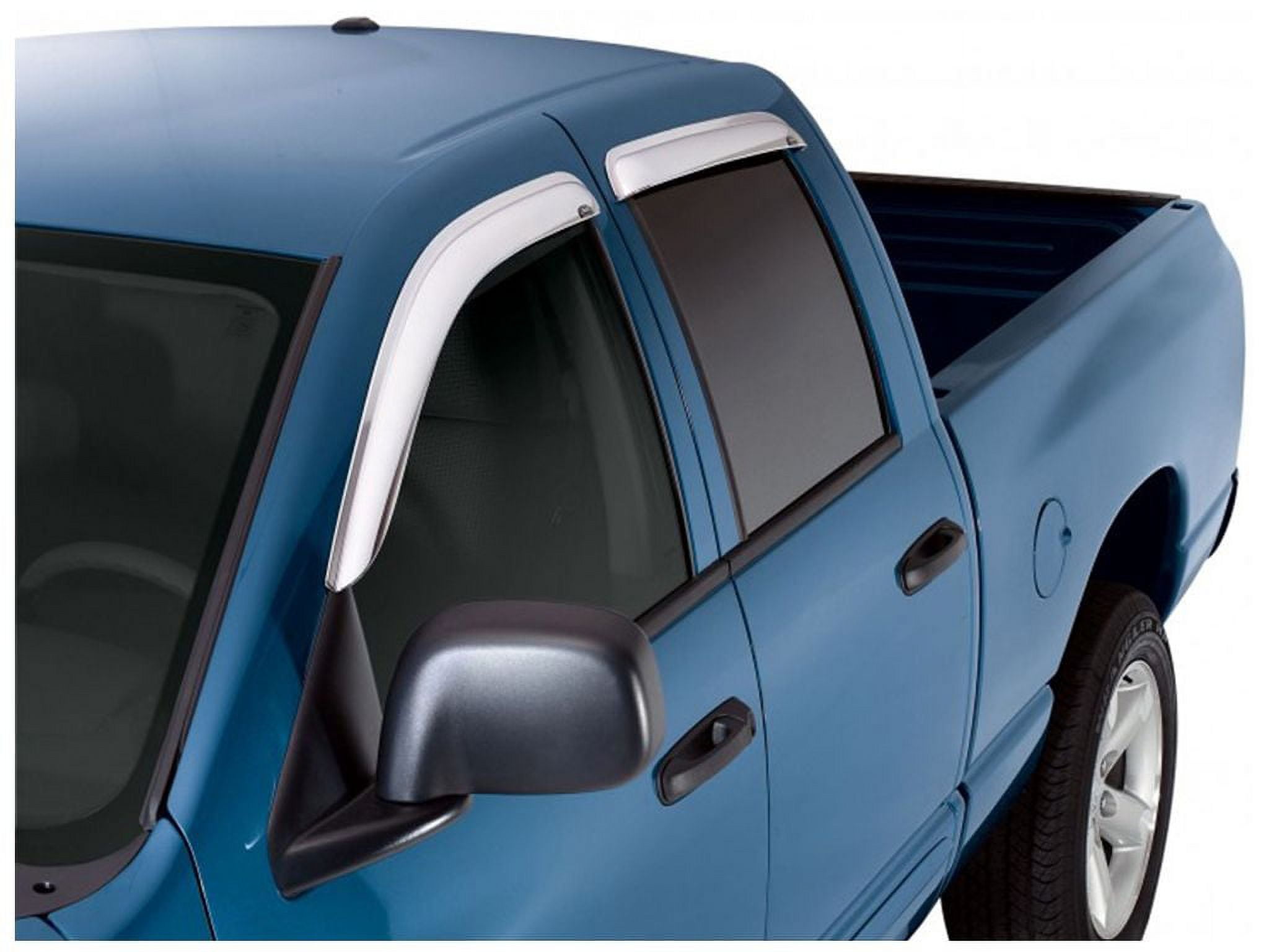 Auto Ventshade AVS 684101 Chrome Ventvisor Side Window Deflector, 4 ...