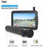 PYLE PLCM4590WIR - 2.4Ghz Rearview Mirror Monitor & Backup Camera ...