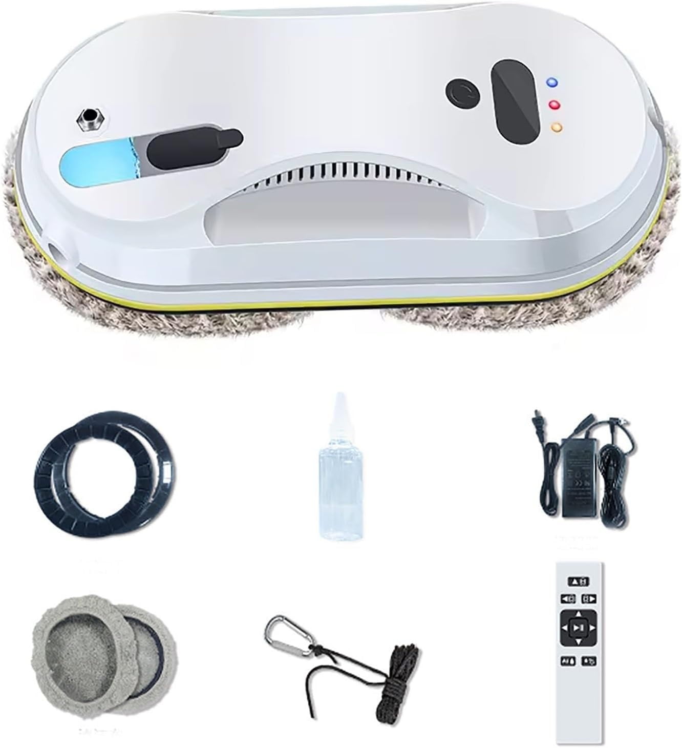 Auto Water Spray Window Cleaner Robot, 5600pa Vacuum Glass Cleaner ...