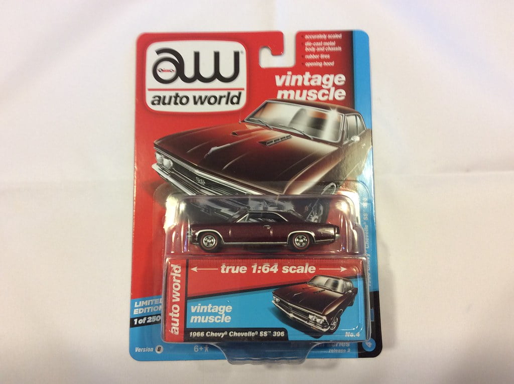 Auto World 1:64 Scale 1966 Chevy Chevelle SS 396 Diecast Car - Walmart.com