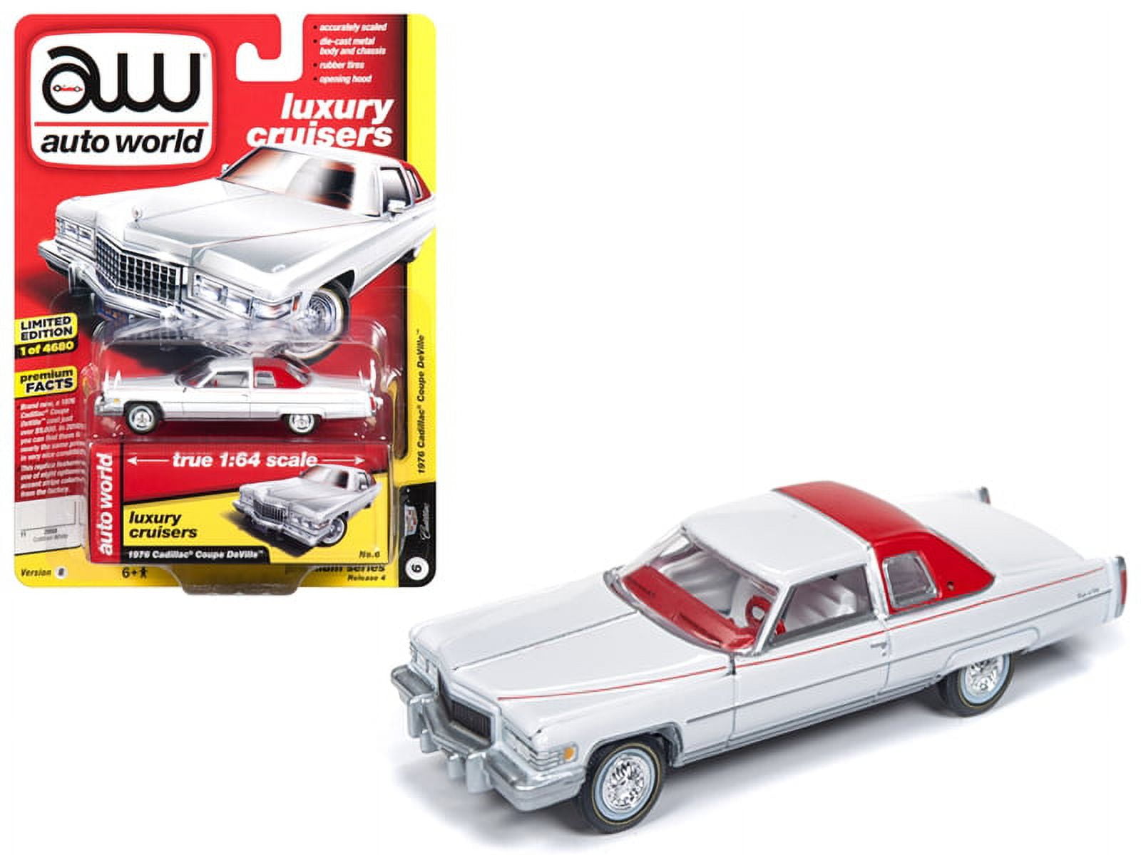 Auto World 1976 Cadillac Coupe DeVille - 1:64 Scale Diecast Model ...