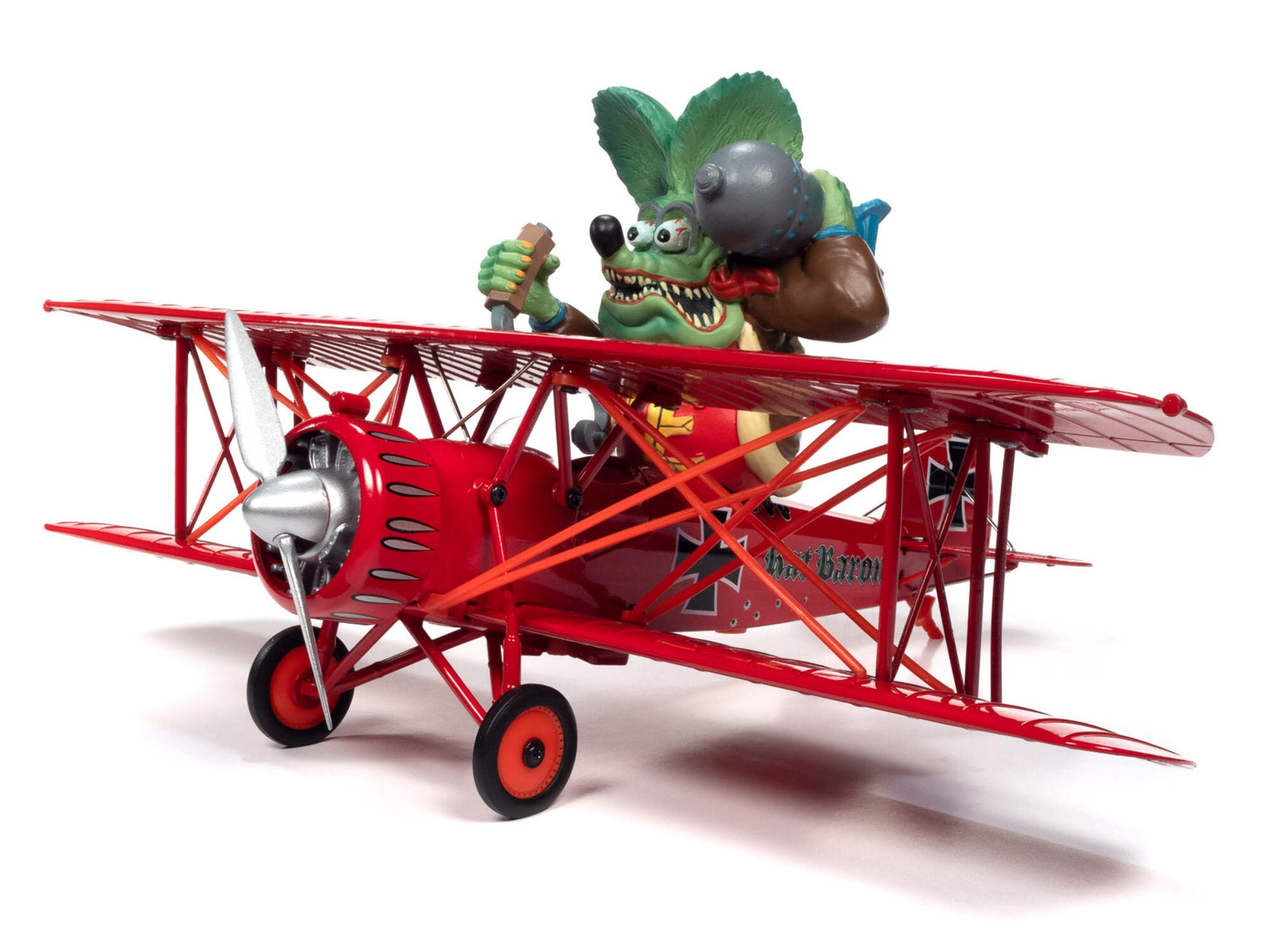 Auto World 1929 Waco Straight Wing Rat Fink "Rat Baron" 1:30 Scale ...