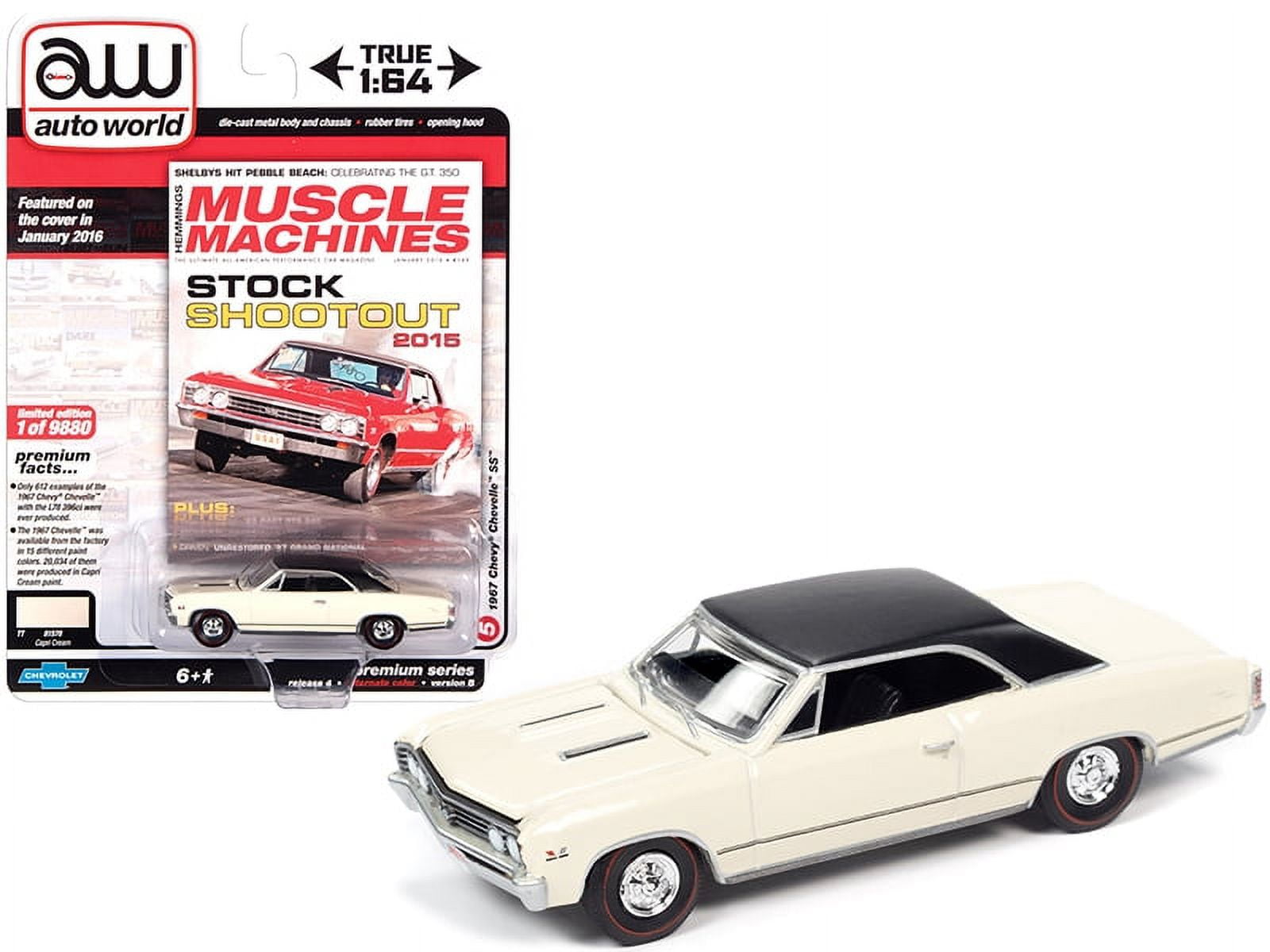 Auto World 1967 Chevy Chevelle SS Diecast Model Car 1:64 Scale ...