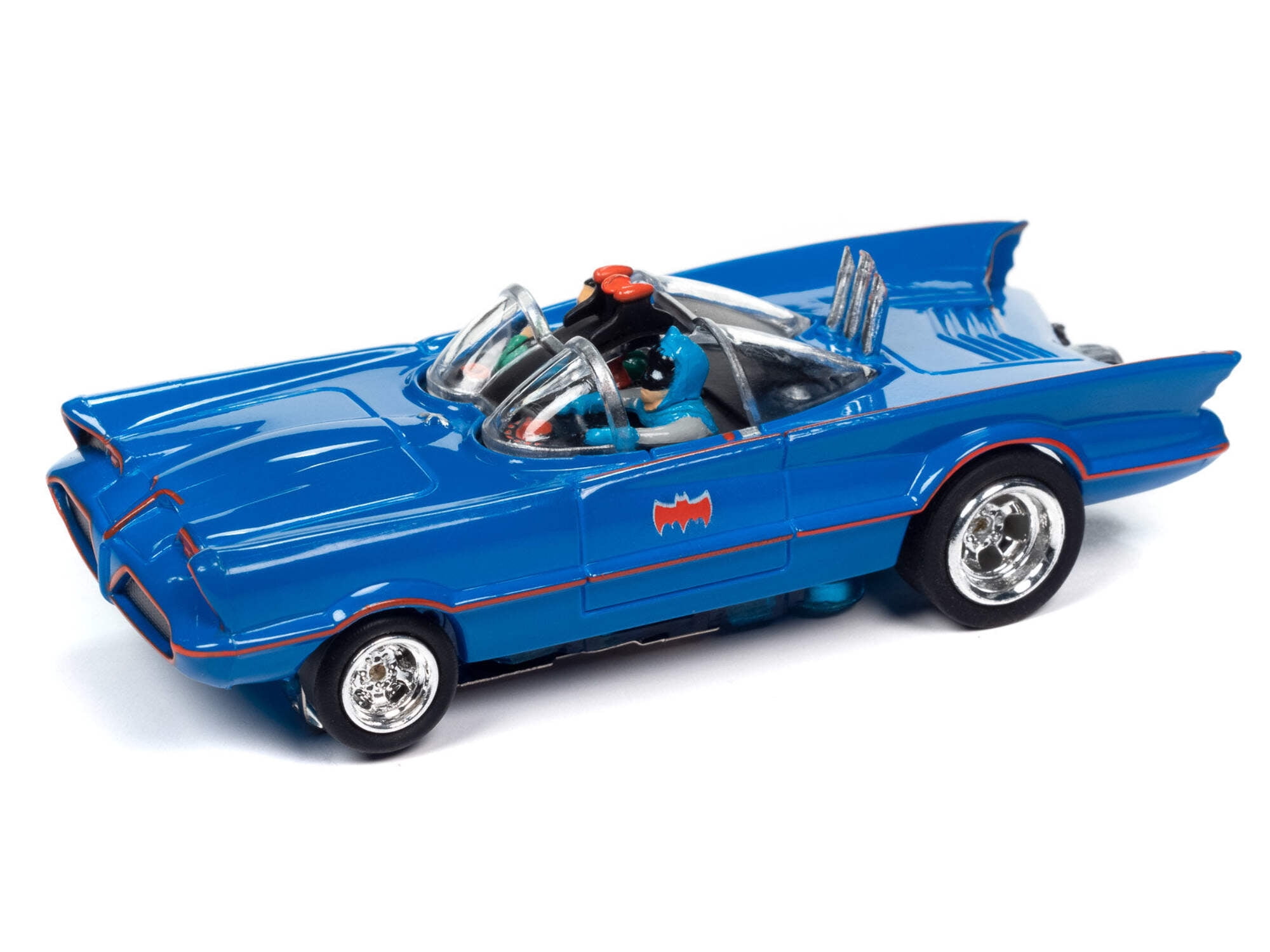 Auto World 4Gear SC395-3 1966 TV Series Batmobile (Blue) HO Scale Slot ...
