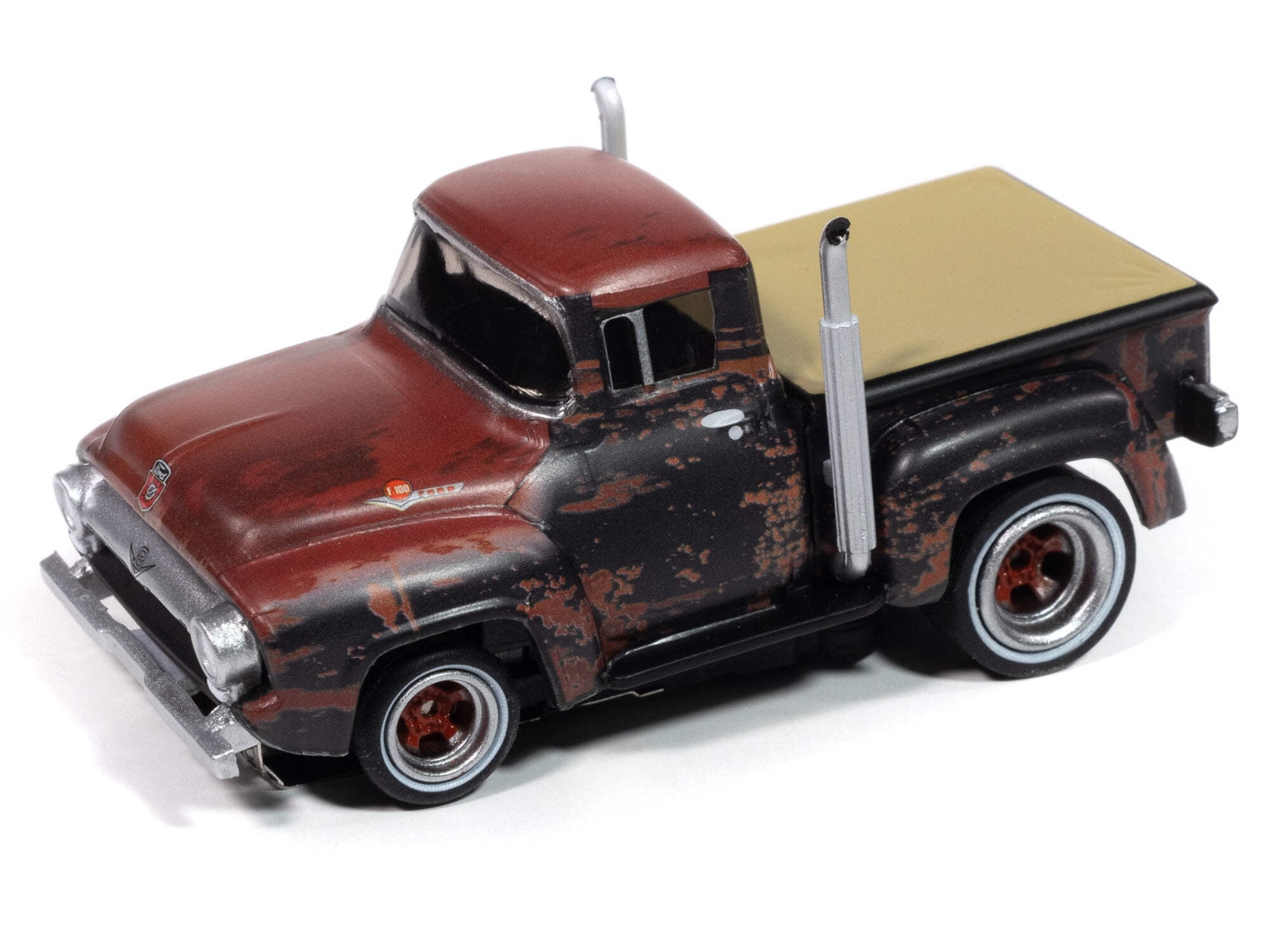 Auto World 4Gear SC413-3B 1956 Ford F100 Pickup (Rusted) HO Scale Slot ...