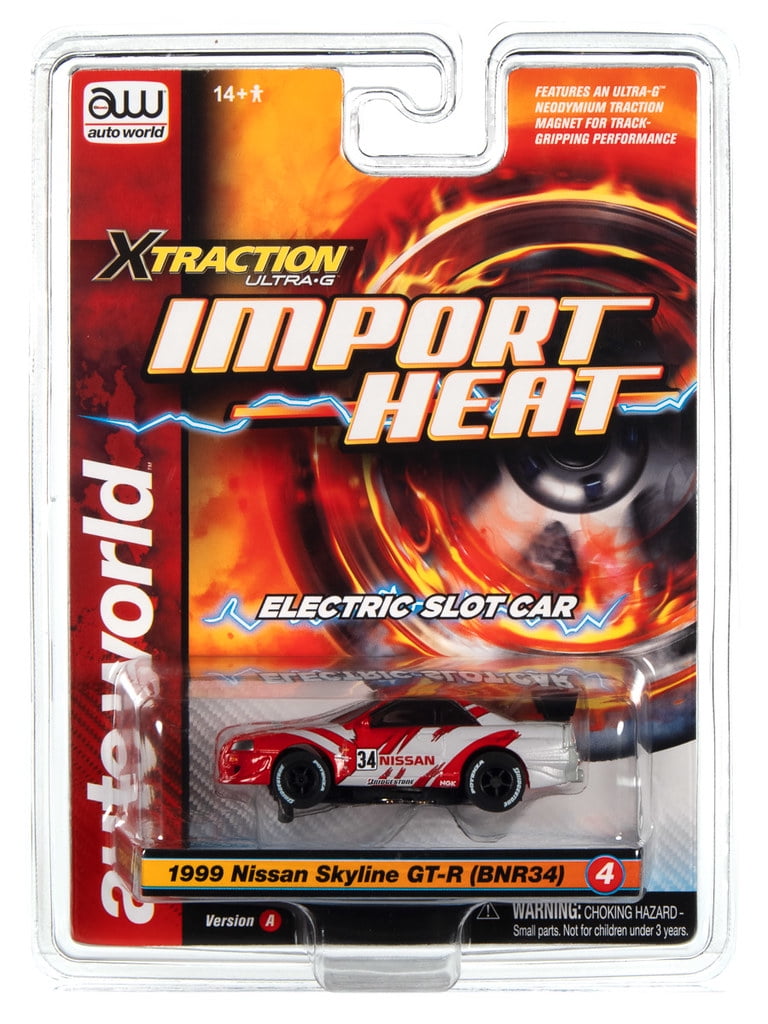 Auto World Sc378 R2 Xtraction Ultrag Slot Car 1999 Nissan Skyline Gtr ...