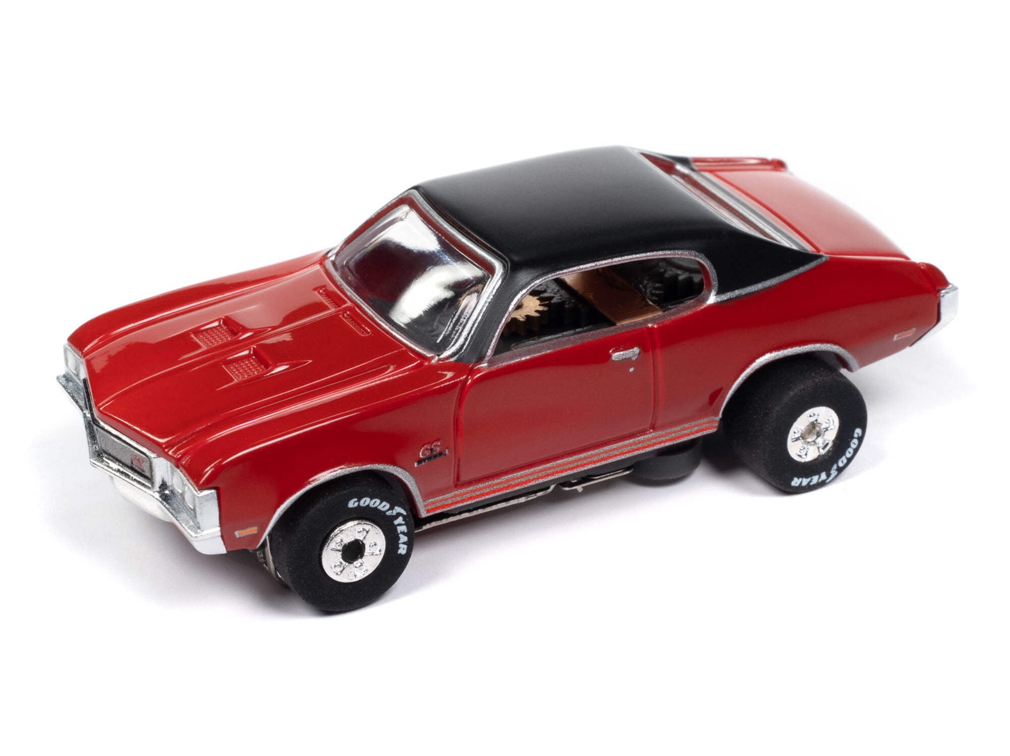 Auto World Thunderjet SC406-3B 1970 Buick GS Fire Red HO Scale Slot Car ...