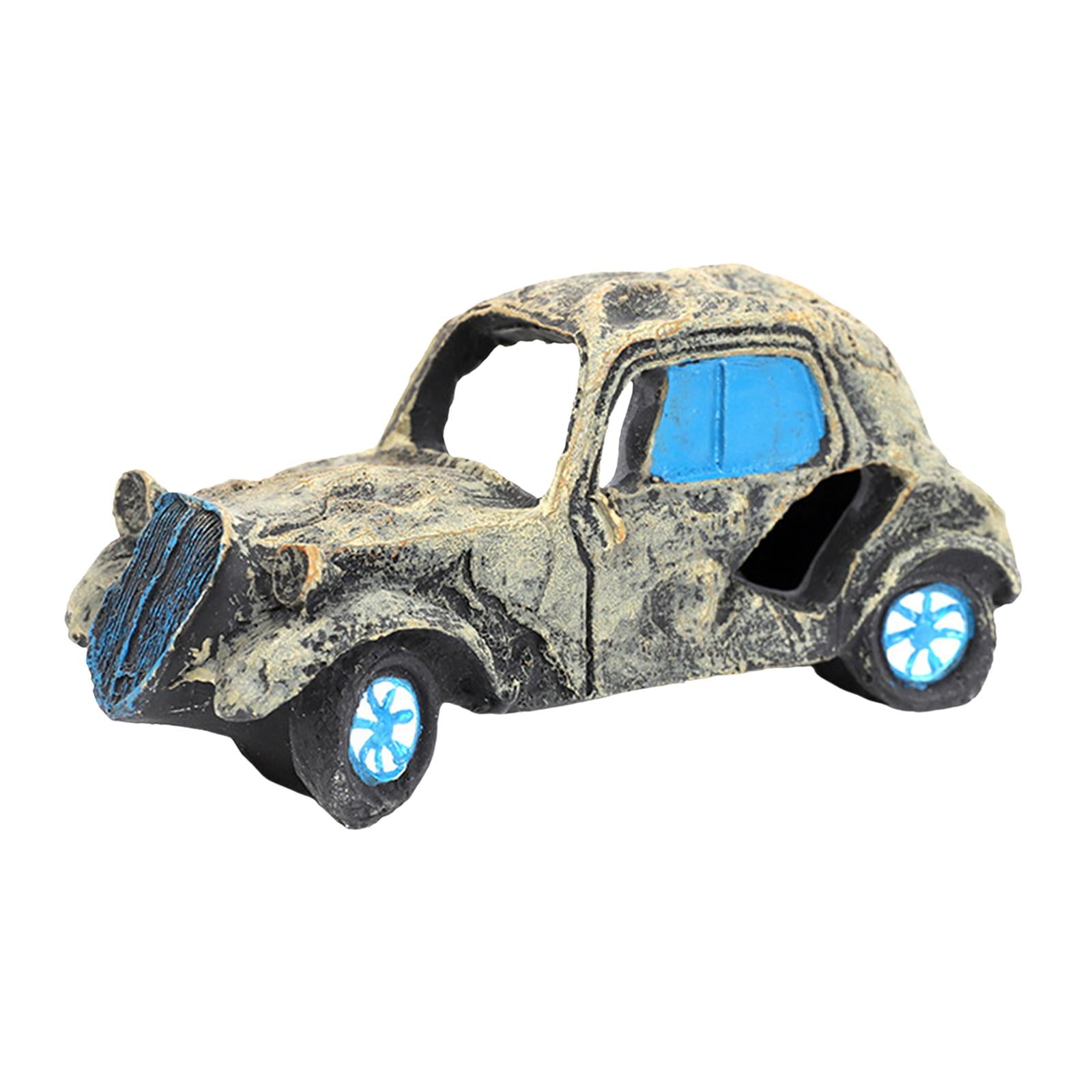Auto Wreck Aquarium Decoration Aquarium Prawn Cave Statue Creative ...