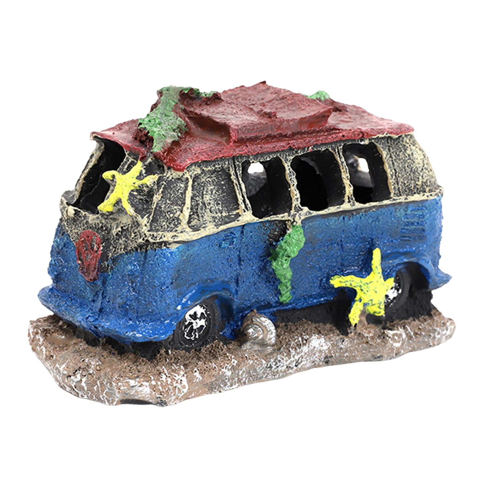 Auto Wreck Aquarium Decoration Aquarium Prawn Cave Statue Creative ...