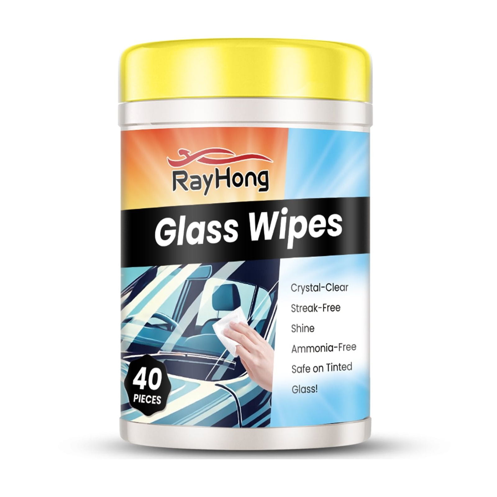 Auto glass cleaning wipes, glass rearview mirror anti-fog renovation ...