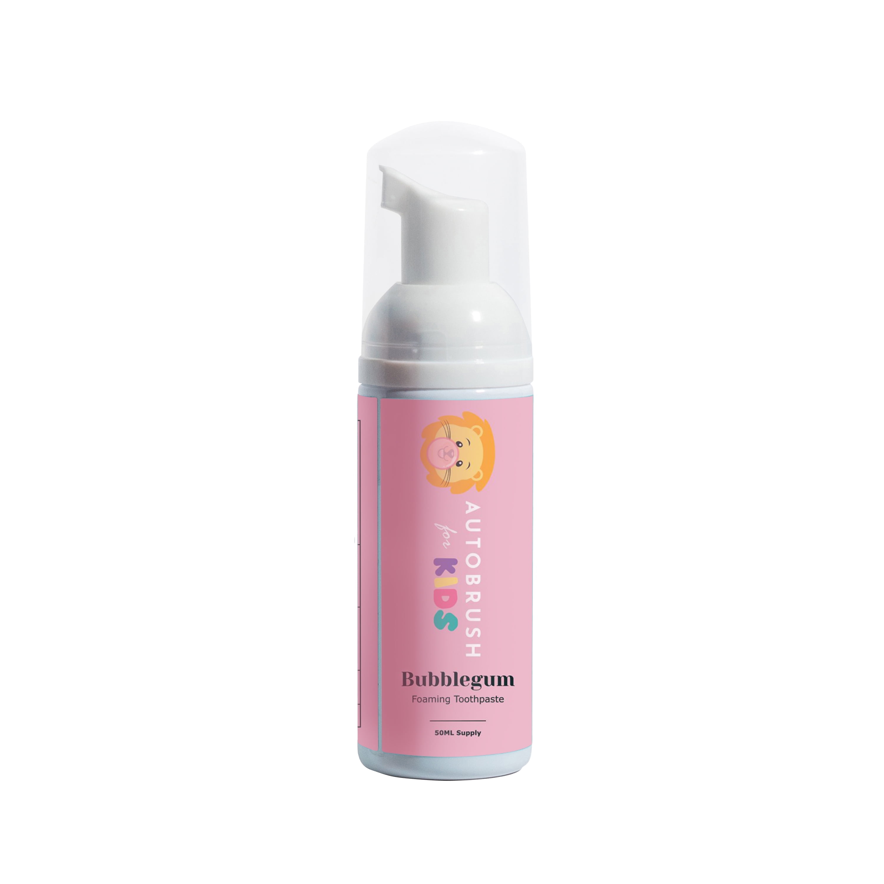 AutoBrush Non-Toxic Children's Bubblegum Flavor Foaming Toothpaste ...