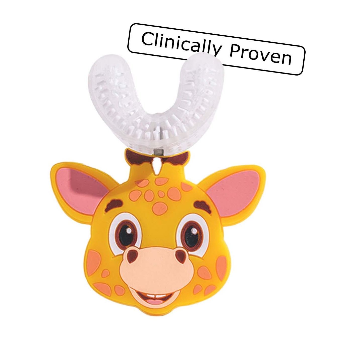 AutoBrush Manual Kids U Shaped Toothbrush with Soft Nylon Bristles ...