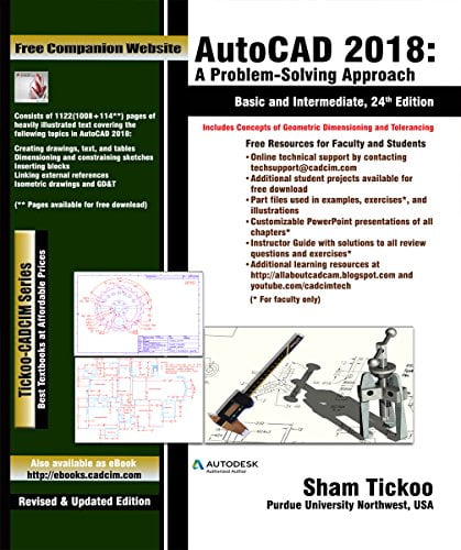 Pre-Owned AutoCAD 2018: A Problem-Solving Approach,Basic and ...