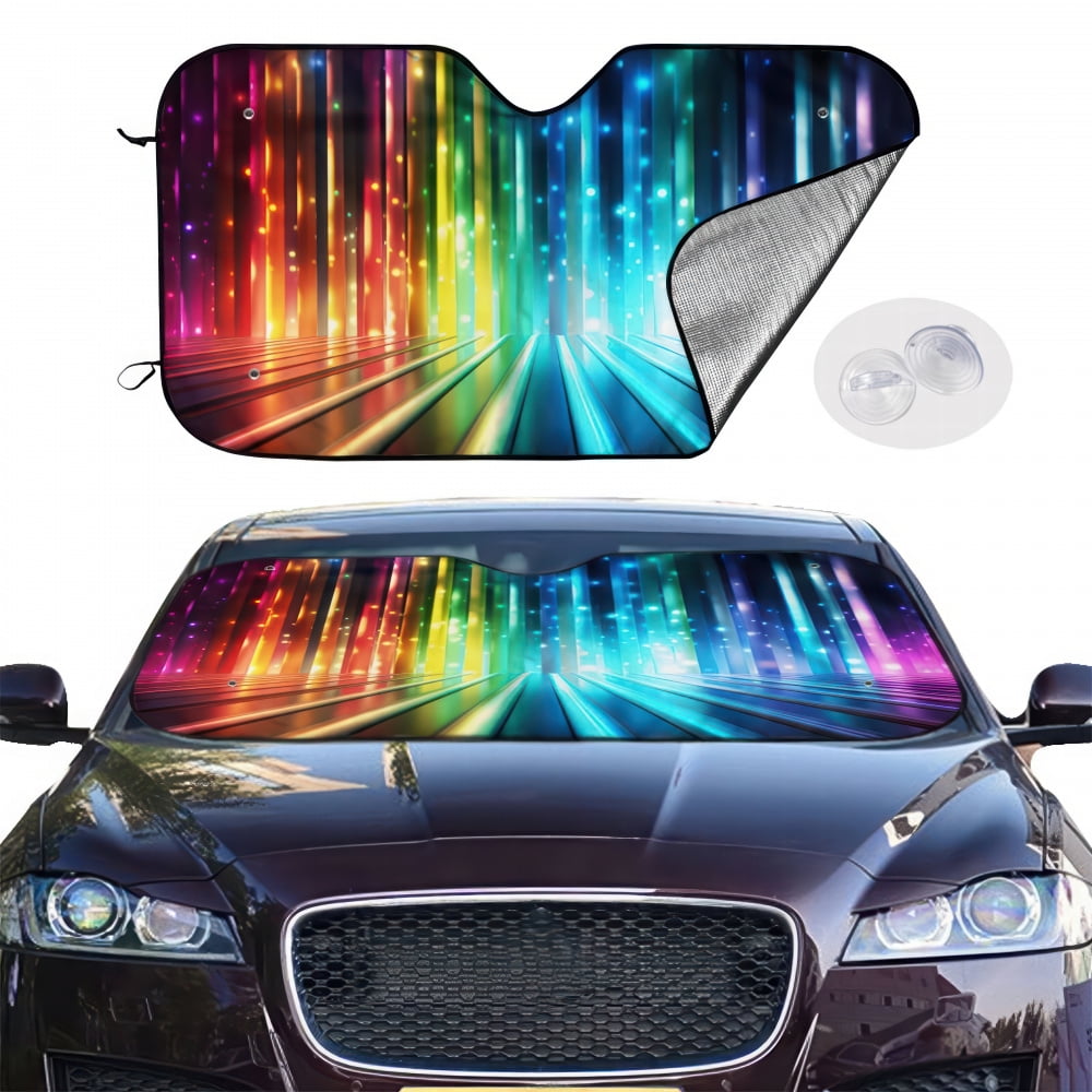 AutoCool Pro Foldable Windshield Sun Shade - Instant UV Blocker for ...