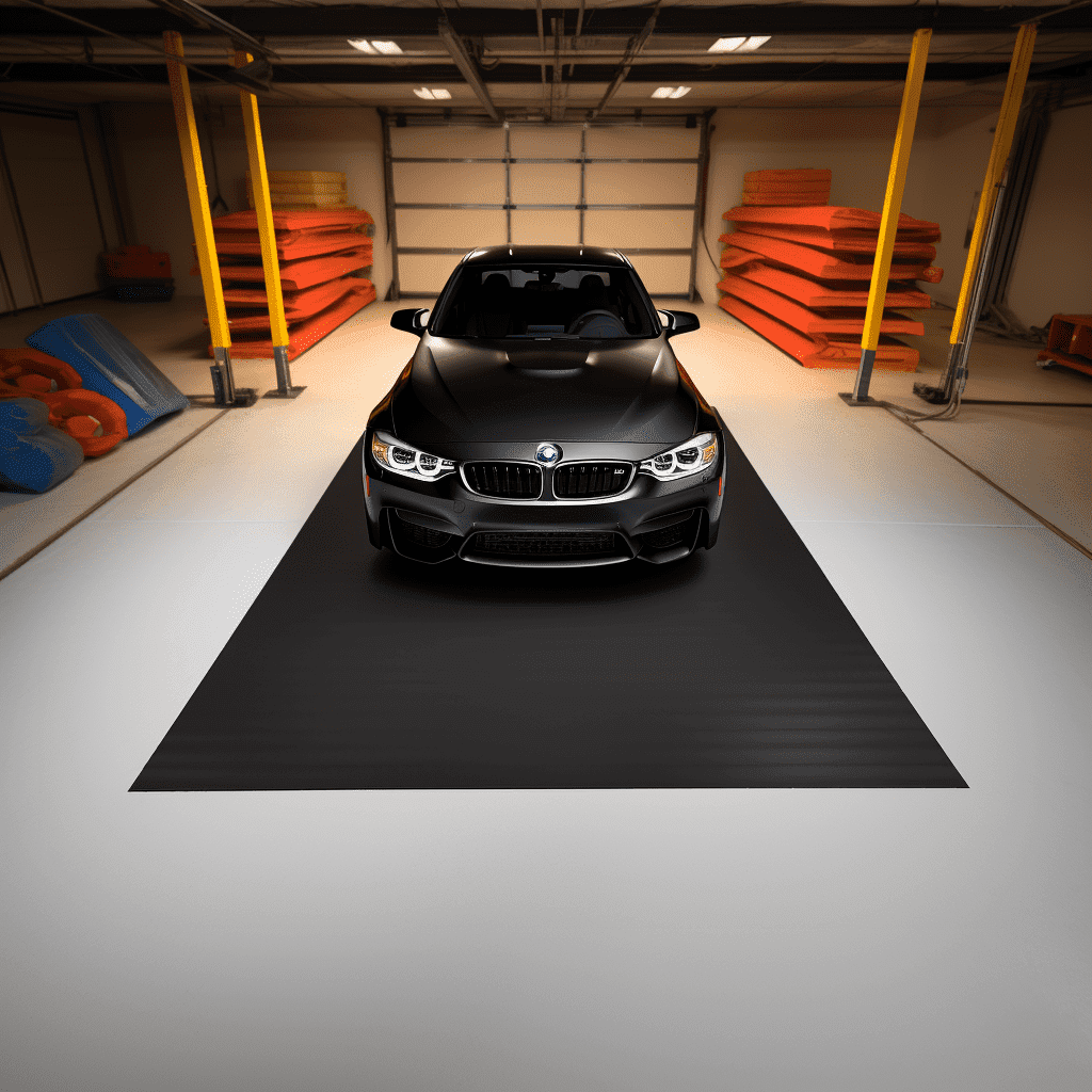 AutoFloorGuard Large Garage Carpet Mat, 20 Ft x 7.3 Ft, Black, Easy Clean - Walmart.com