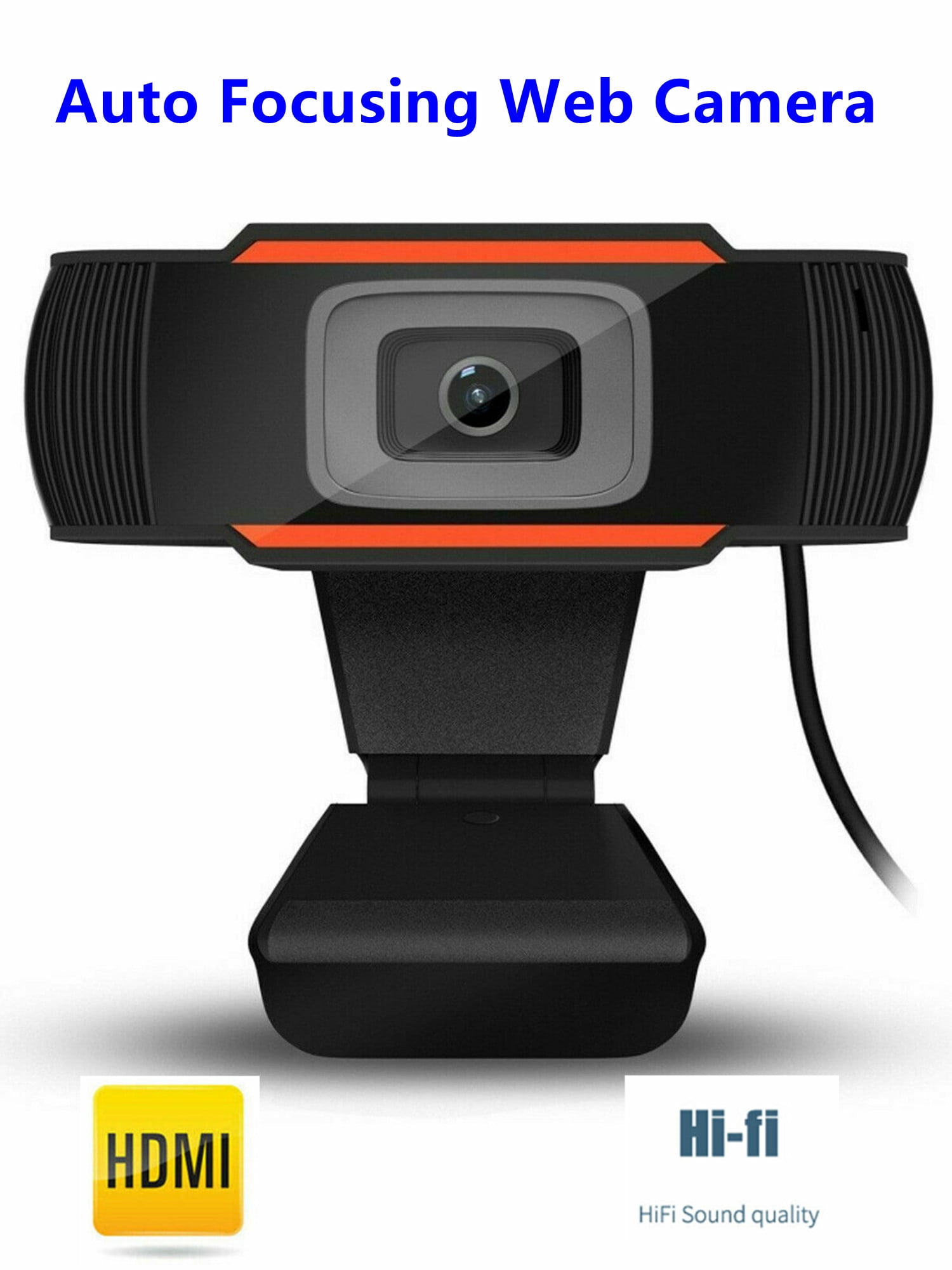 AutoFocus Full HD Webcam 1080P Web Camera with Microphone - USB ...