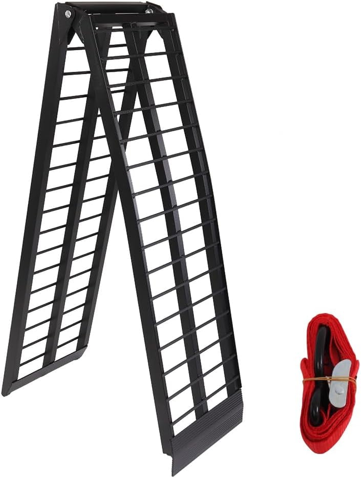 AutoForever 10ft Aluminum Motorcycle Loading Ramp 900lbs Capacity ...