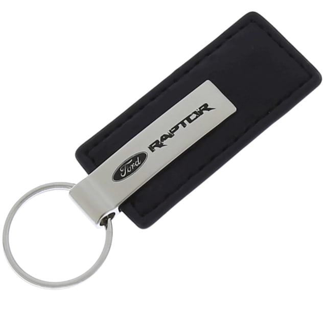 AutoGold Ford Raptor F-150 Black CF Carbon Fiber Leather Key Chain Ring ...