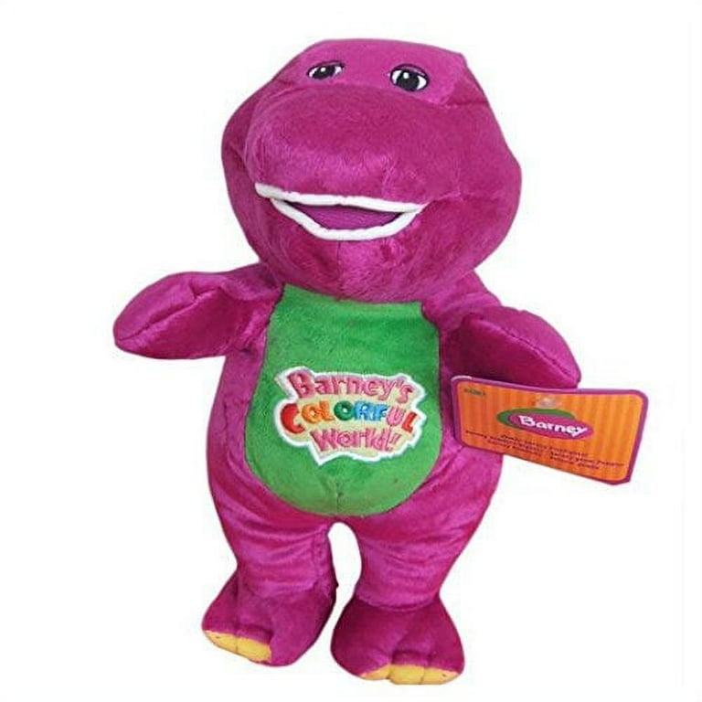 hugging barney