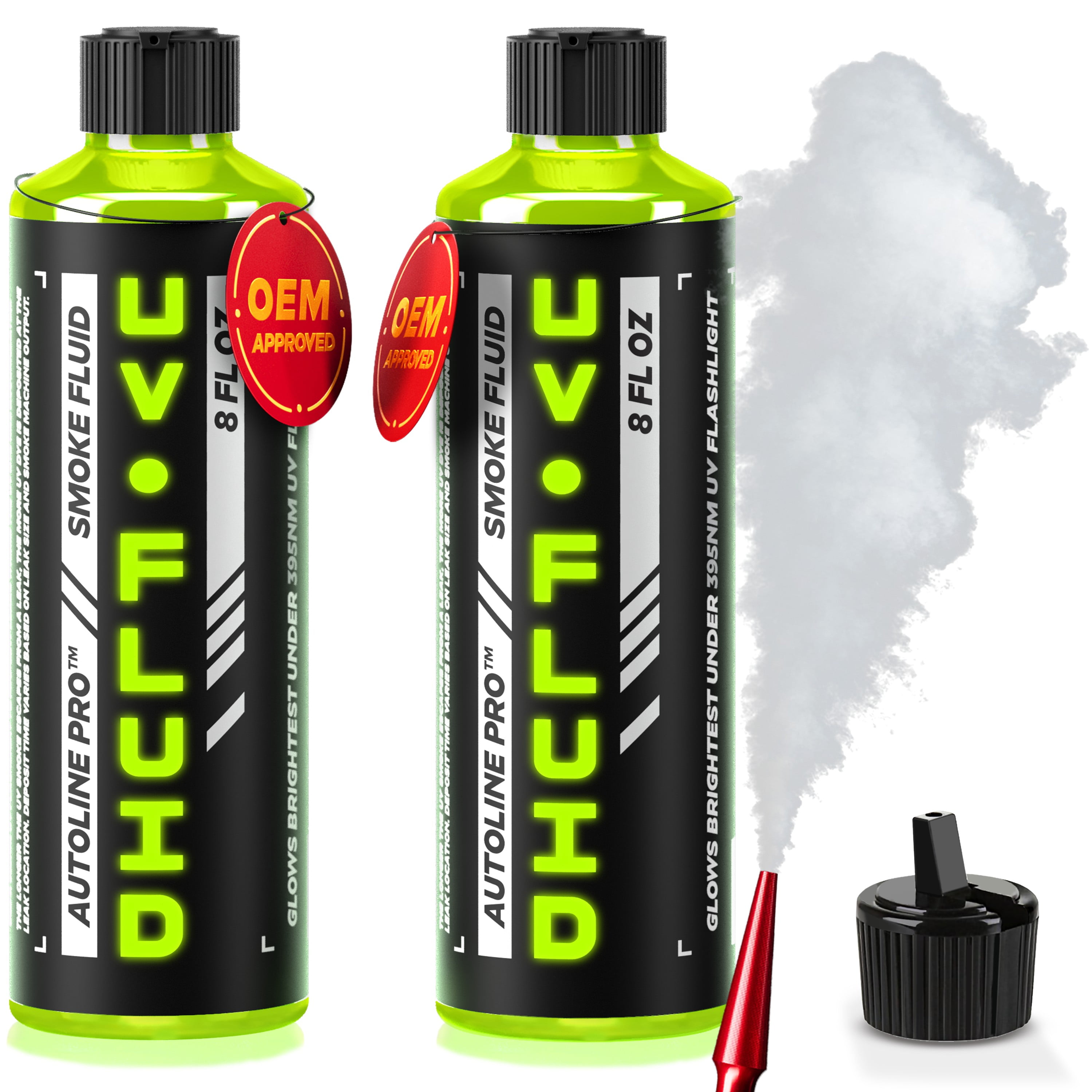 AutoLine Pro Smoke Fluid UV Glow Leak Tracing Refill Solution for ...