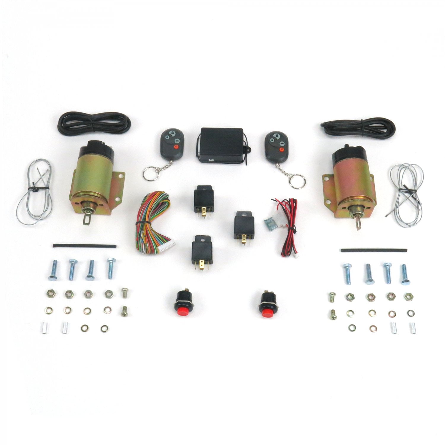 AutoLoc AUTSVPRO34 35 lbs 4 Function Remote Shaved Door Popper Kit ...