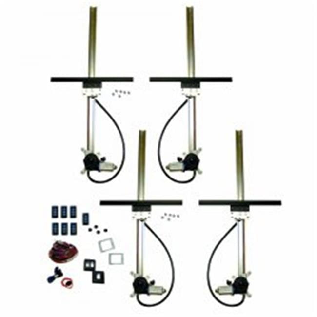 AutoLoc Power Accessories AUTPW55037 4 Door Flat Power Window Kit 7 ...