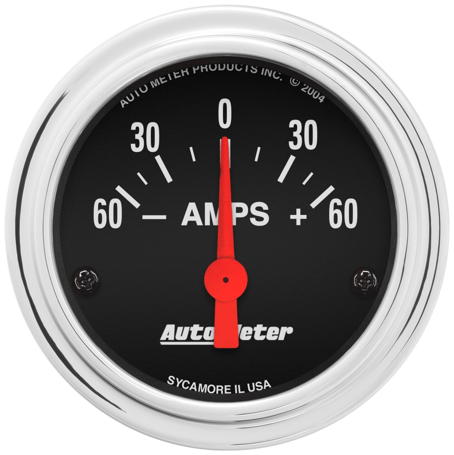 AutoMeter 2586 Traditional Chrome Electric Ammeter Gauge - Walmart.com