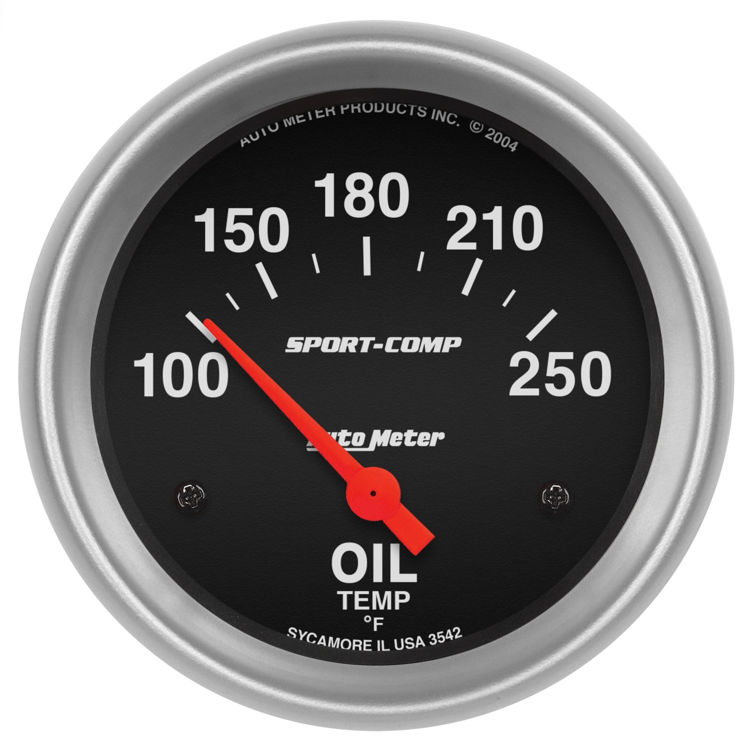 AutoMeter 3542 Sport-Comp Electric Oil Temperature Gauge - Walmart.com