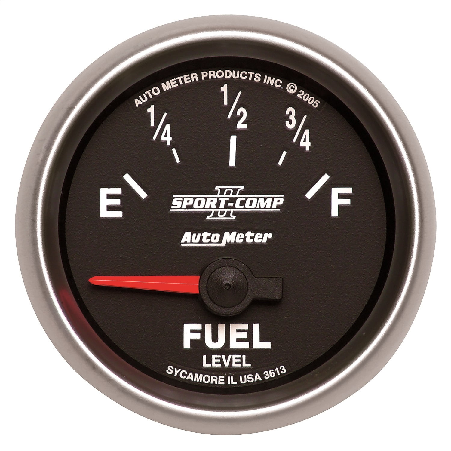 AutoMeter 3613 Sport-Comp II Electric Fuel Level Gauge - Walmart.com