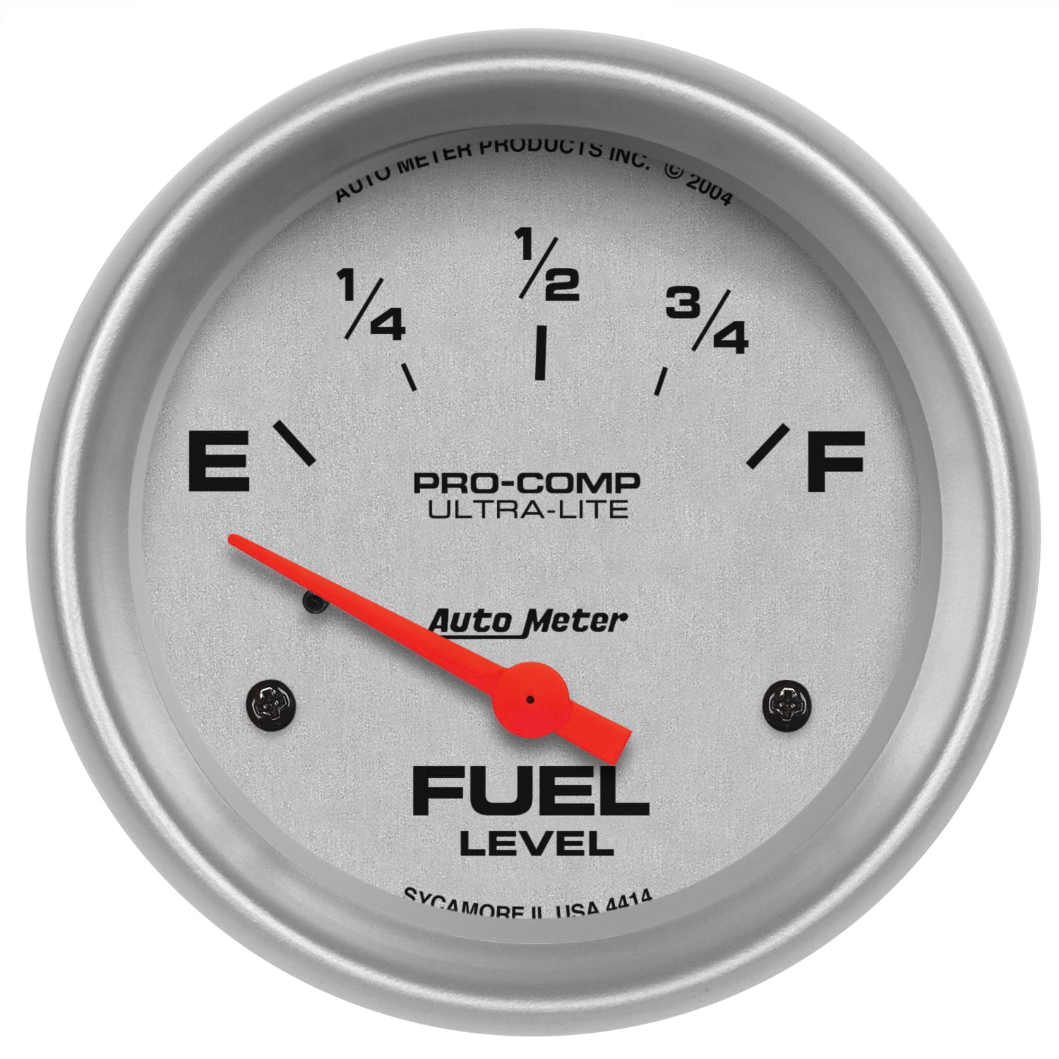 AutoMeter 4414 Ultra-Lite Electric Fuel Level Gauge - Walmart.com