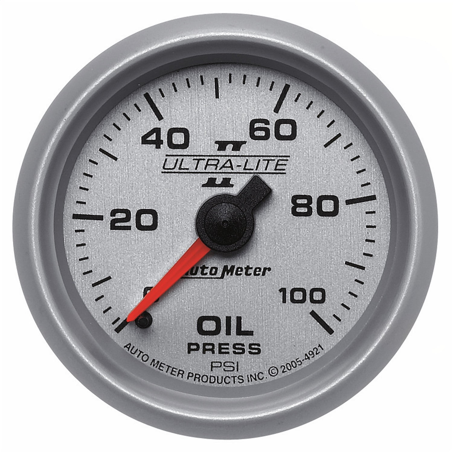 AUTO METER 4921 2-1/16IN OIL PRESS, 0-100 PSI, MECH - Walmart.com