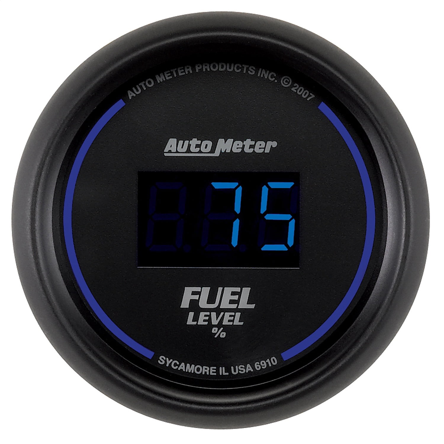 AutoMeter 6910 Cobalt Digital Programmable Fuel Level Gauge; 2-1/16 in ...