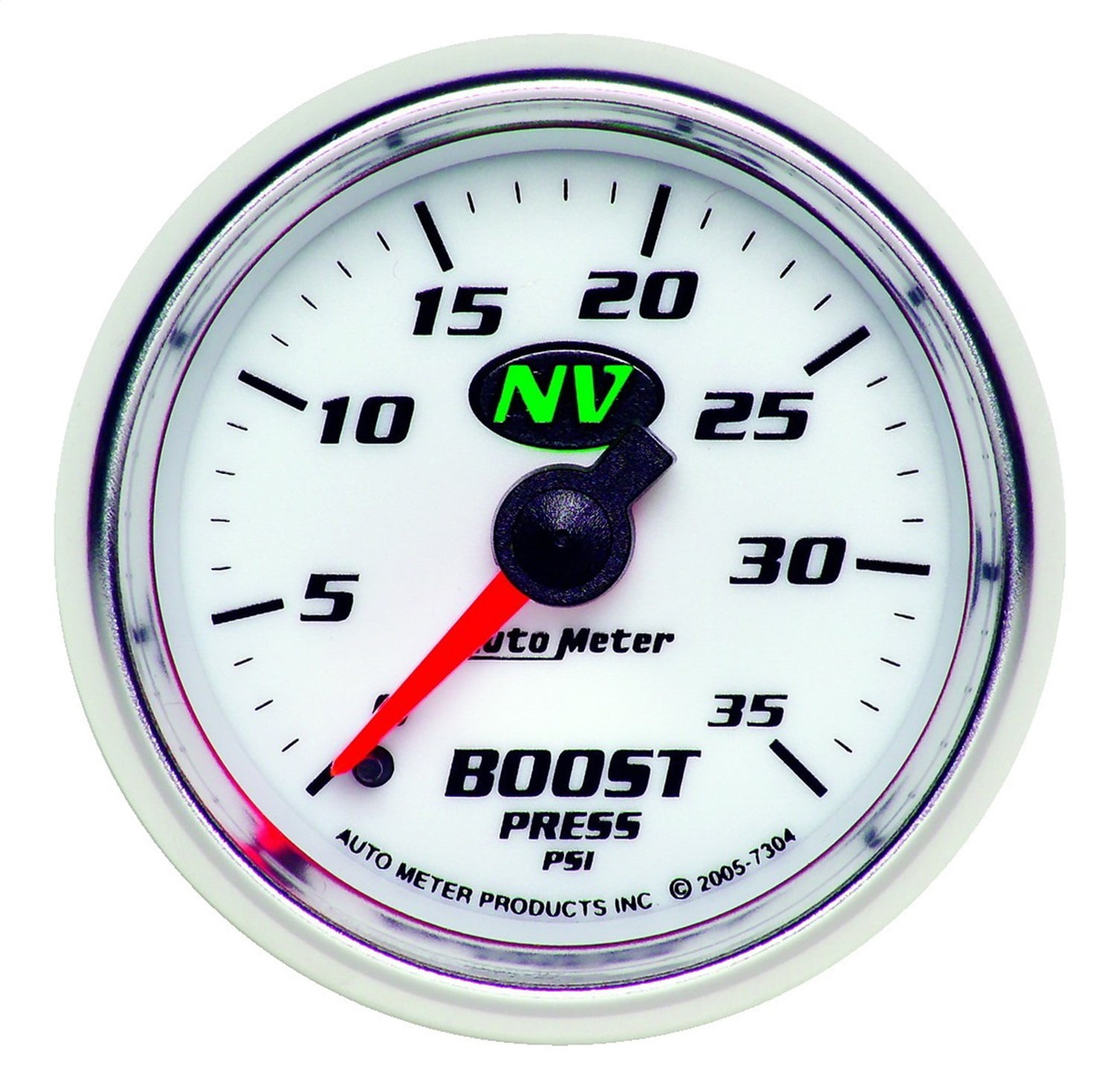 Auto Meter 7304 NV 2-1/16" 0-35 PSI Mechanical Boost Gauge - Walmart.com
