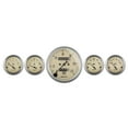 AutoMeter 1808 Antique Beige Street Rod Kit; Beige Dial Face; Black ...